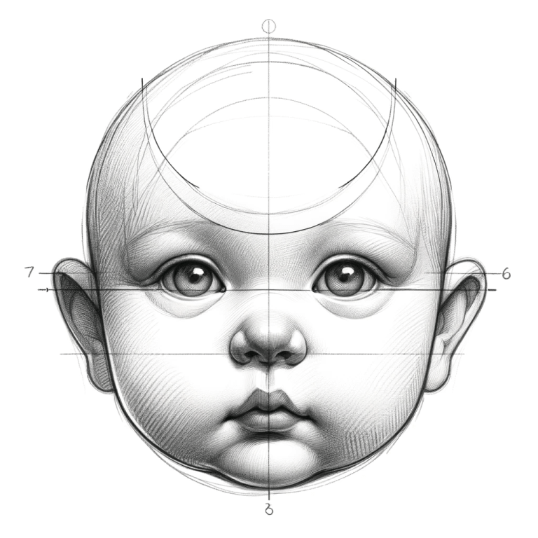 How to Draw A Baby Step By Step (By Using The Simple Way)